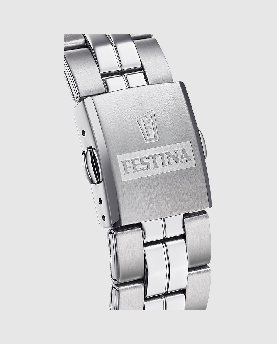 Reloj de hombre F20437/3 Acero Clasico de acero plateado · Festina · El ...