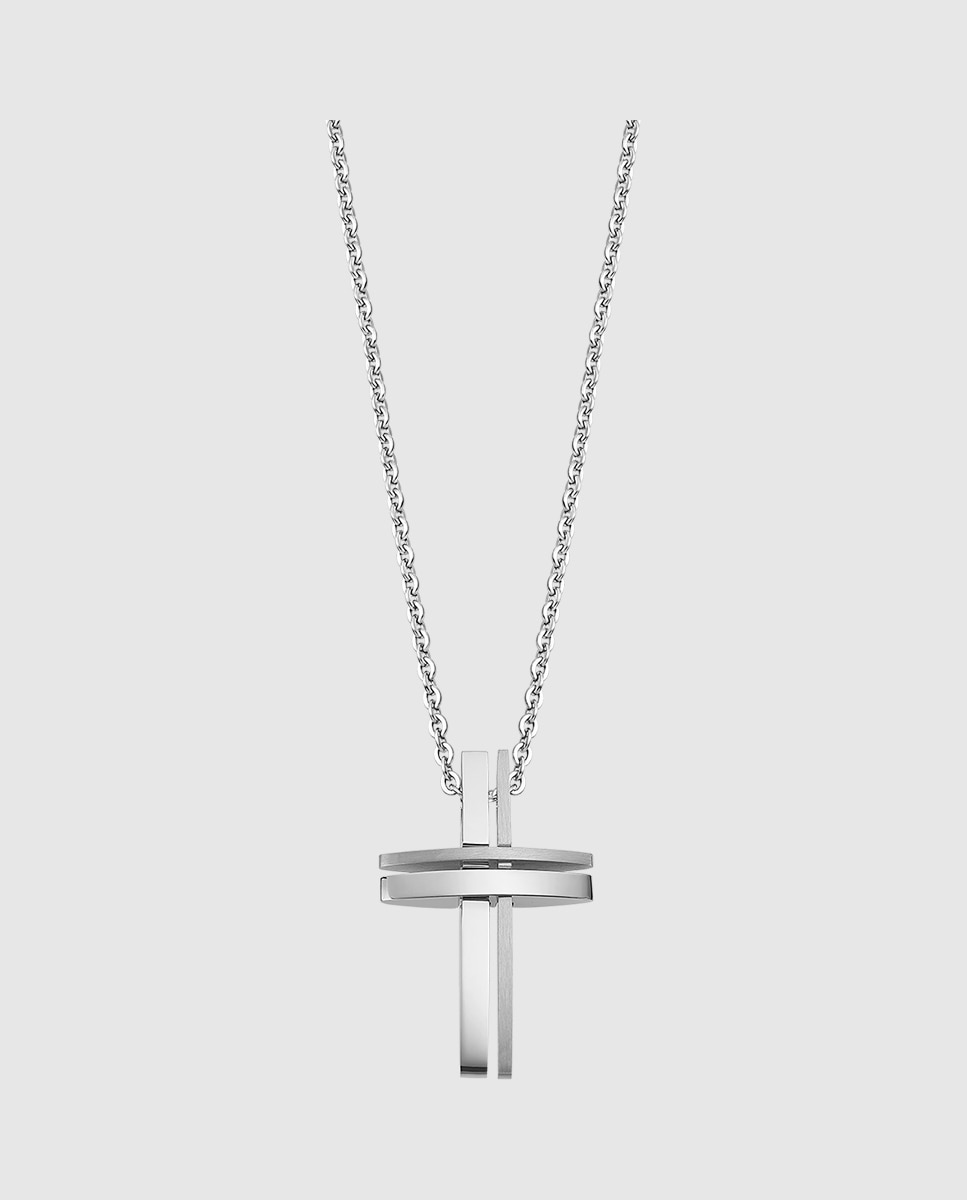 Collares de hombre lotus style ls1984-1 3 men in black de acero ...