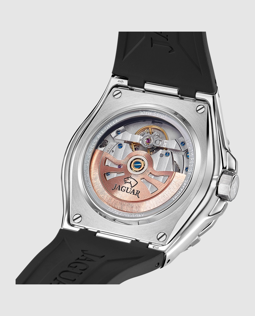 Reloj de hombre j1030/4 diplomatic de caucho negro Negro Jaguar · El ...