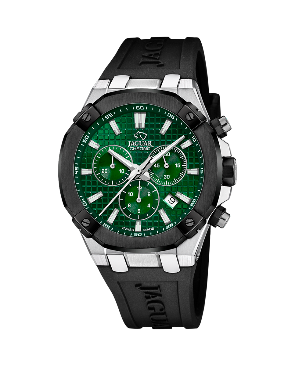Reloj de hombre j1020/1 diplomatic de caucho negro Negro Jaguar · El ...