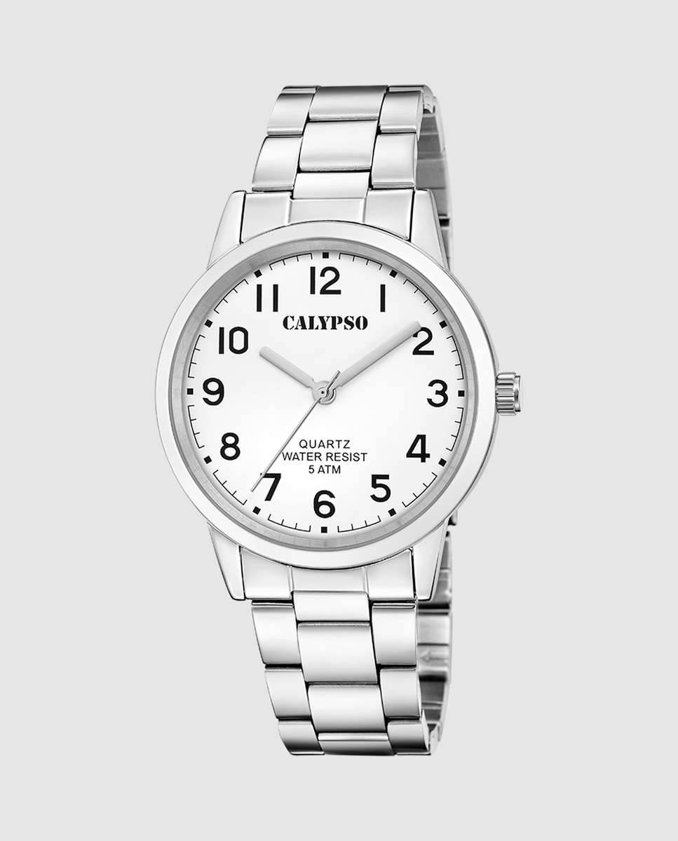 Reloj de hombre k5858/1 basic de acero plateado Plata · El Corte Inglés