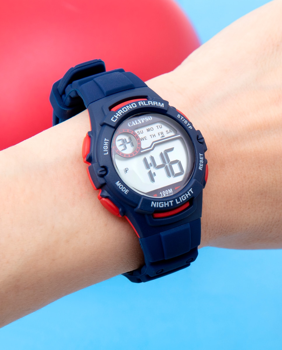 Reloj infantil k5852/5 junior collection de caucho azul Azul Calypso ...
