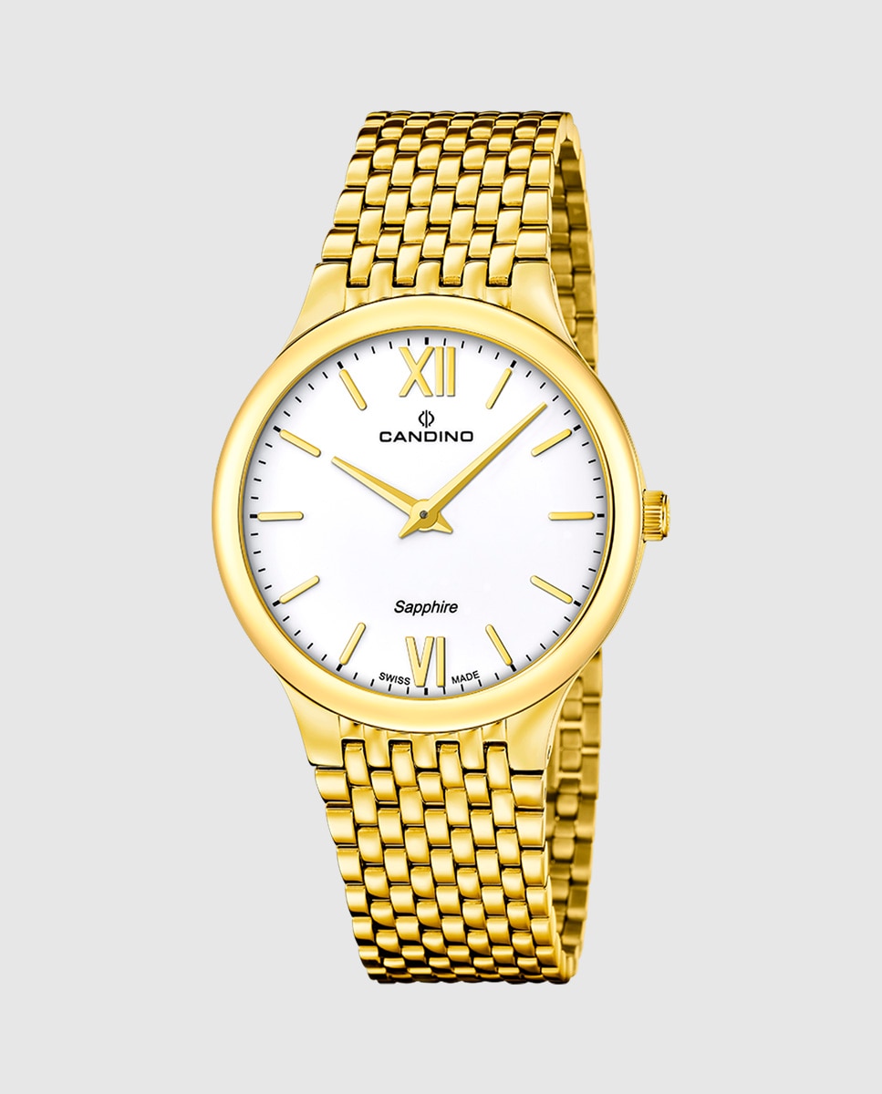 Reloj de hombre c4790/1 candino 1947 de acero oro · Candino · El Corte ...