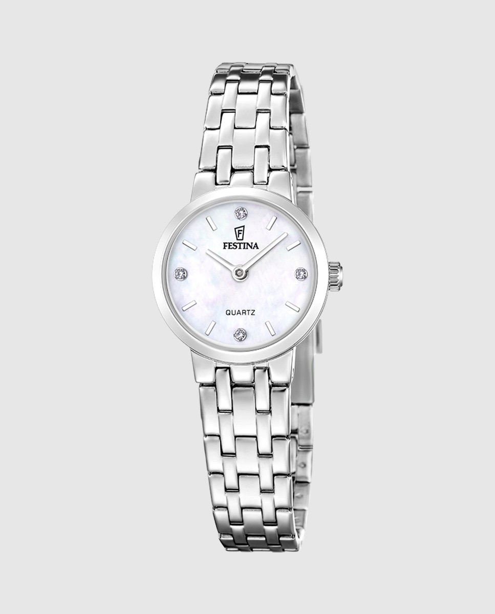 Reloj analógico de mujer f20746 1 mademoiselle de acero plata Plata ...