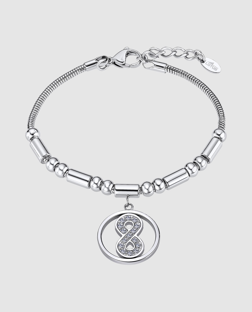 Pulsera lotus style ls2464-2/1 millennial de acero inoxidable acabado ...
