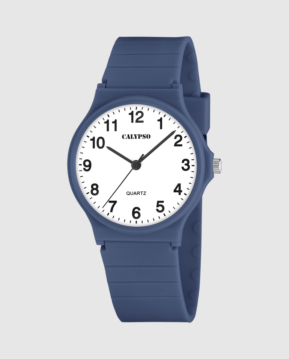 Reloj analógico de mujer K5880 4 Sweet Time de caucho azul · Calypso ...