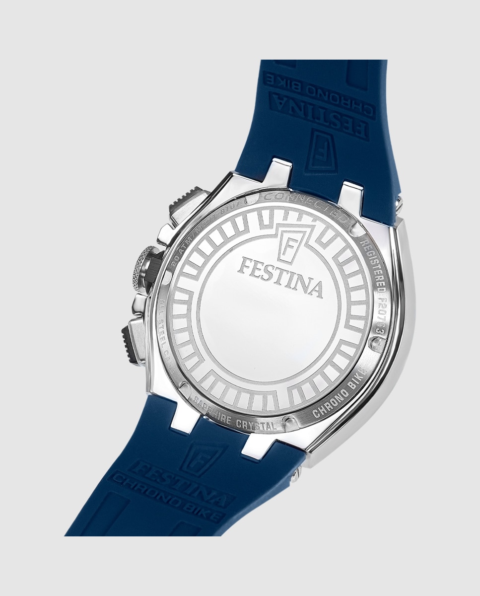 Reloj smartwatch de hombre f20763 1 connected de caucho azul Azul · El ...