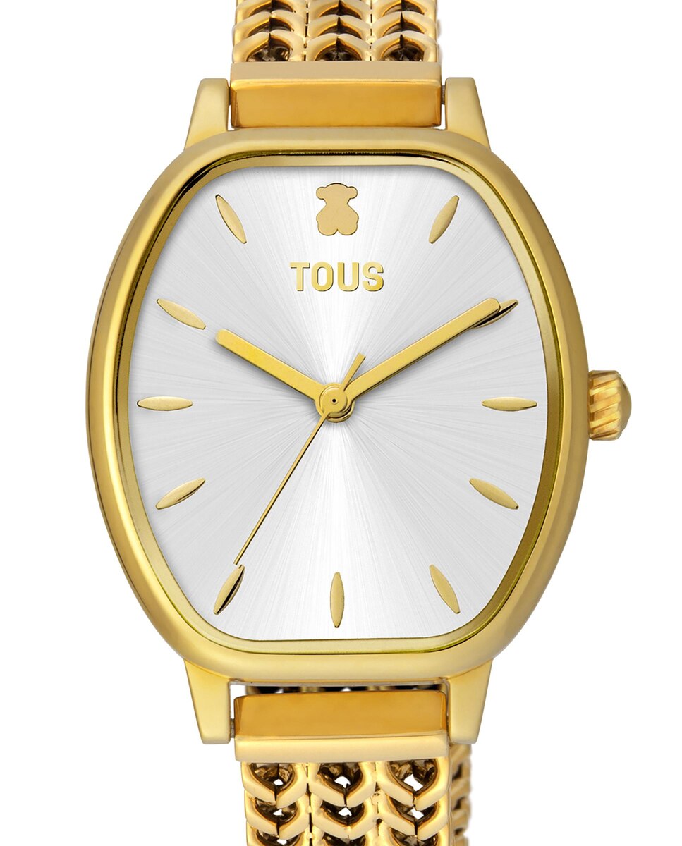 Reloj de mujer Osier rectangular con correa de acero · Tous