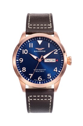 Reloj de hombre con correa de piel colección Pilot · Sandoz · El Corte ...