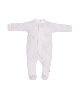 Pijama de bebé 100% algodón con estampado de topitos · Cambrass · El ...