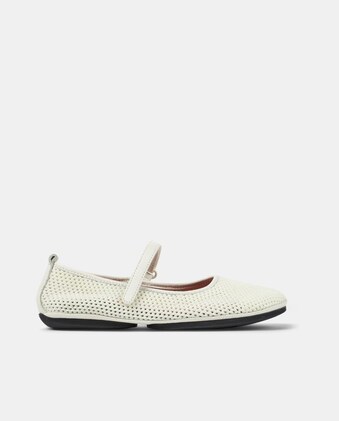 Merceditas de mujer de tejido con cierre adherente · Camper · El Corte ...