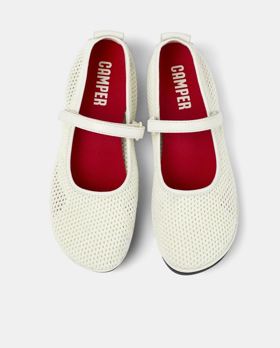 Merceditas de mujer de tejido con cierre adherente · Camper · El Corte ...