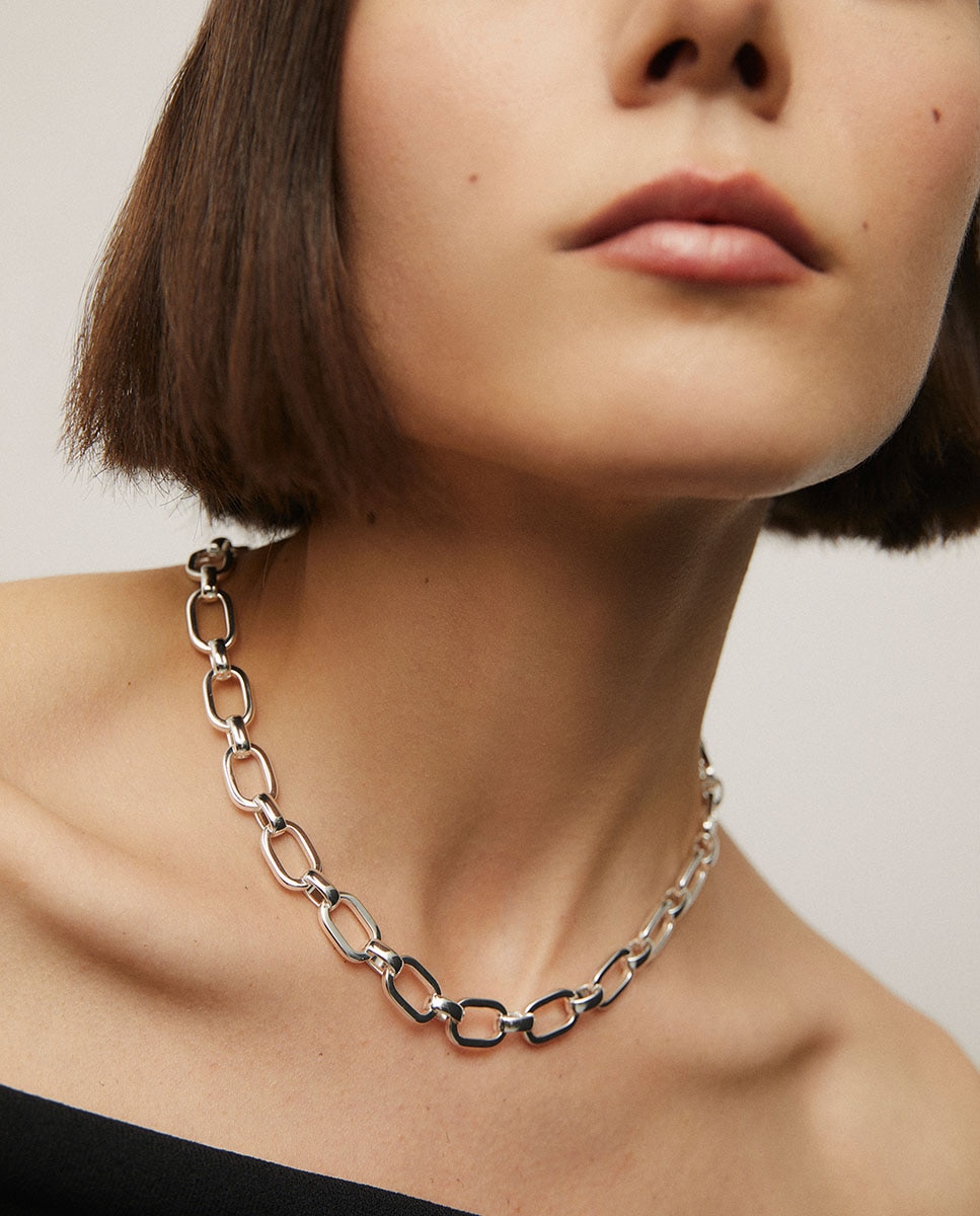 Collar dori bañada en plata de ley 925 Plata Vidal & Vidal · El Corte ...