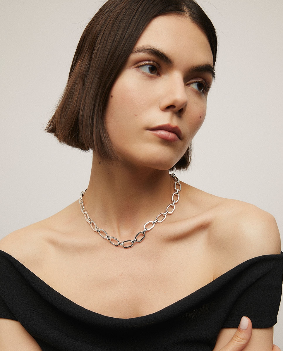 Collar dori bañada en plata de ley 925 Plata Vidal & Vidal · El Corte ...