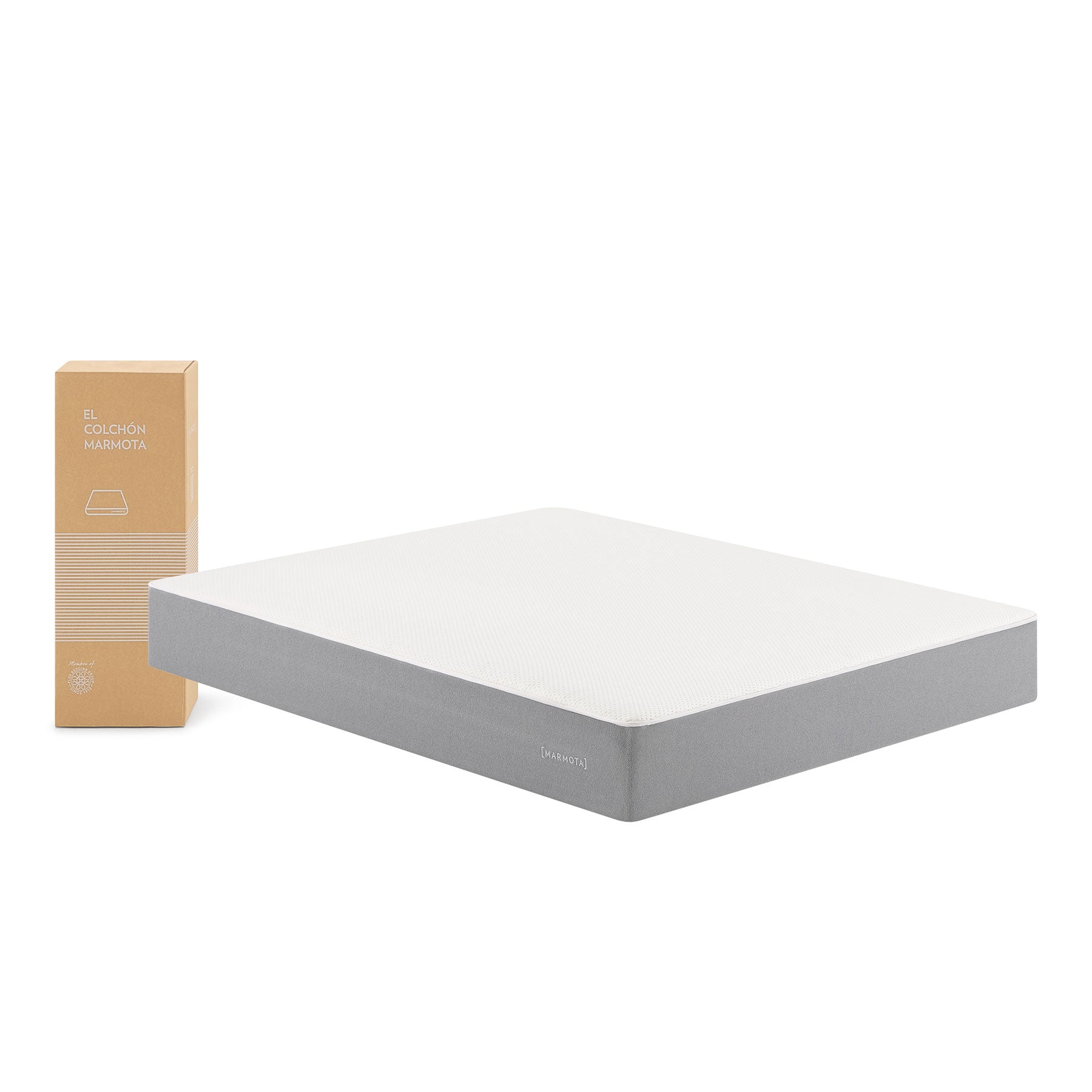 Colchón Muelle Ensacado Hybrid Premium Marmota Blanco Cama 80 x 200 cm ...