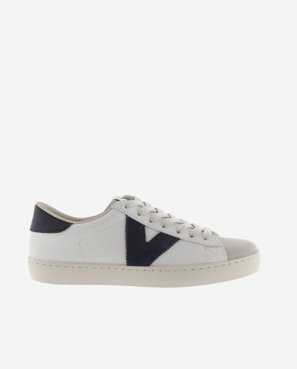 Zapatillas de lona hombre envejecida DREC con doble cordón Azul marino ...