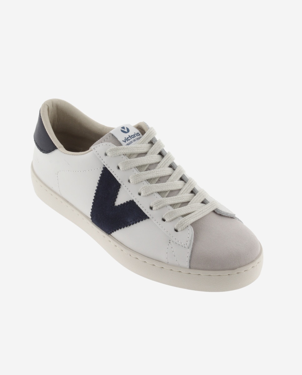 Zapatillas de lona hombre envejecida DREC con doble cordón Azul marino ...