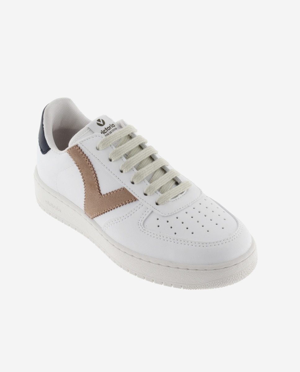 Zapatillas deportivas unisex con piezas de color en contraste Natural ...
