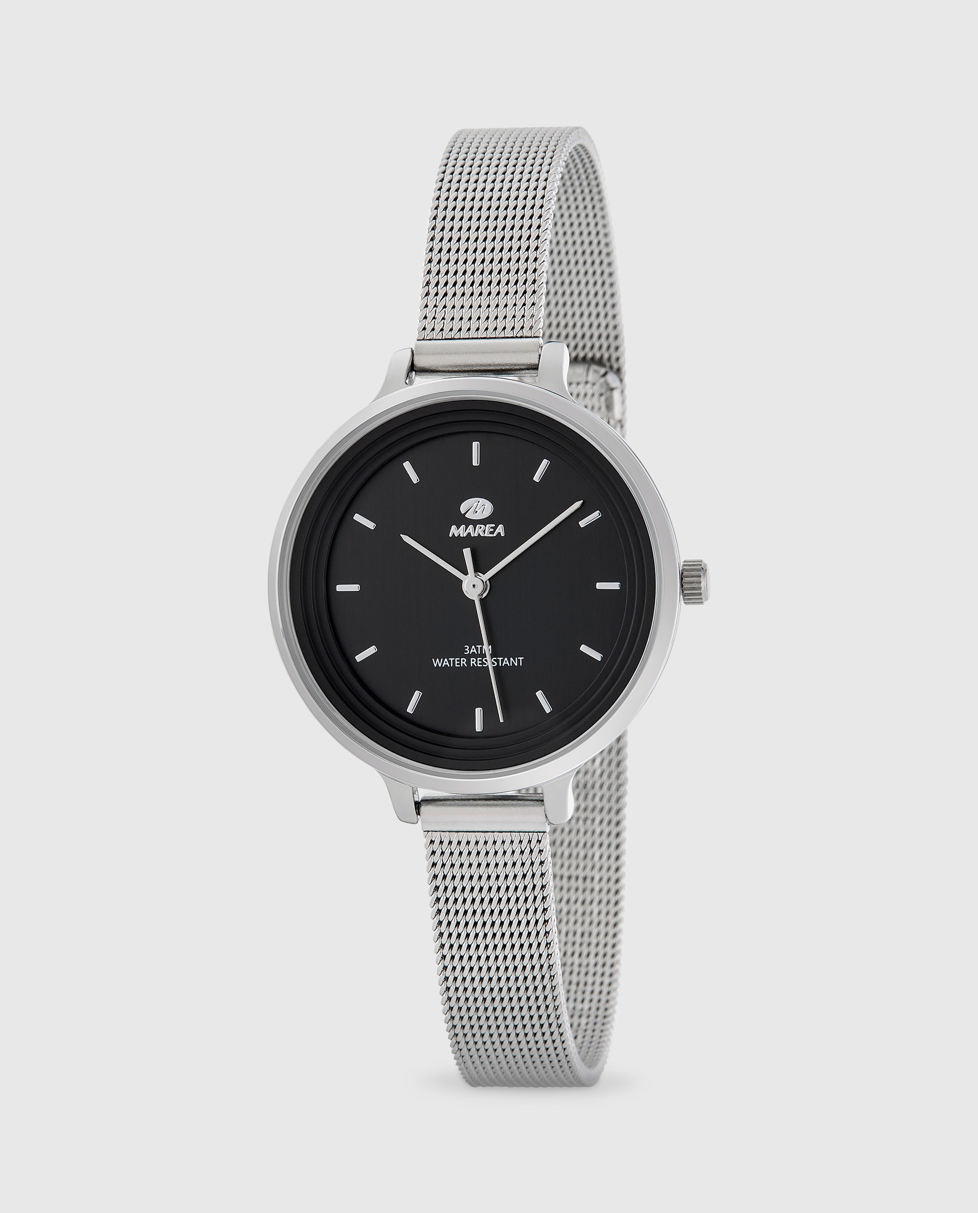 Reloj analógico de mujer b41198 8 de malla milanesa de acero y esfera ...