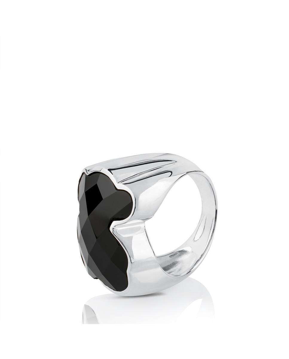 Anillo Color de plata con oso en ónix negro · Tous · El Corte Inglés