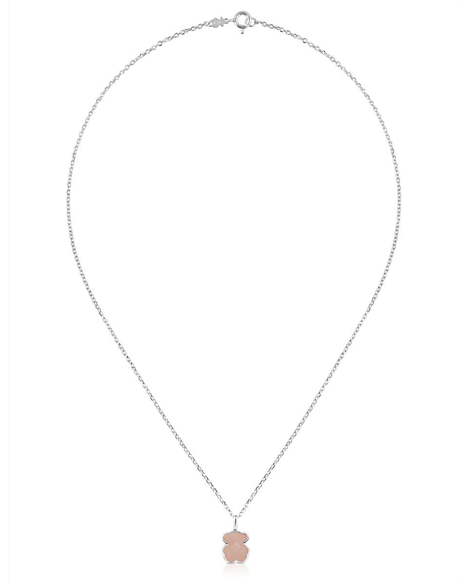 Collar Bear en plata y cuarzo rosa facetado · Tous · El Corte Inglés