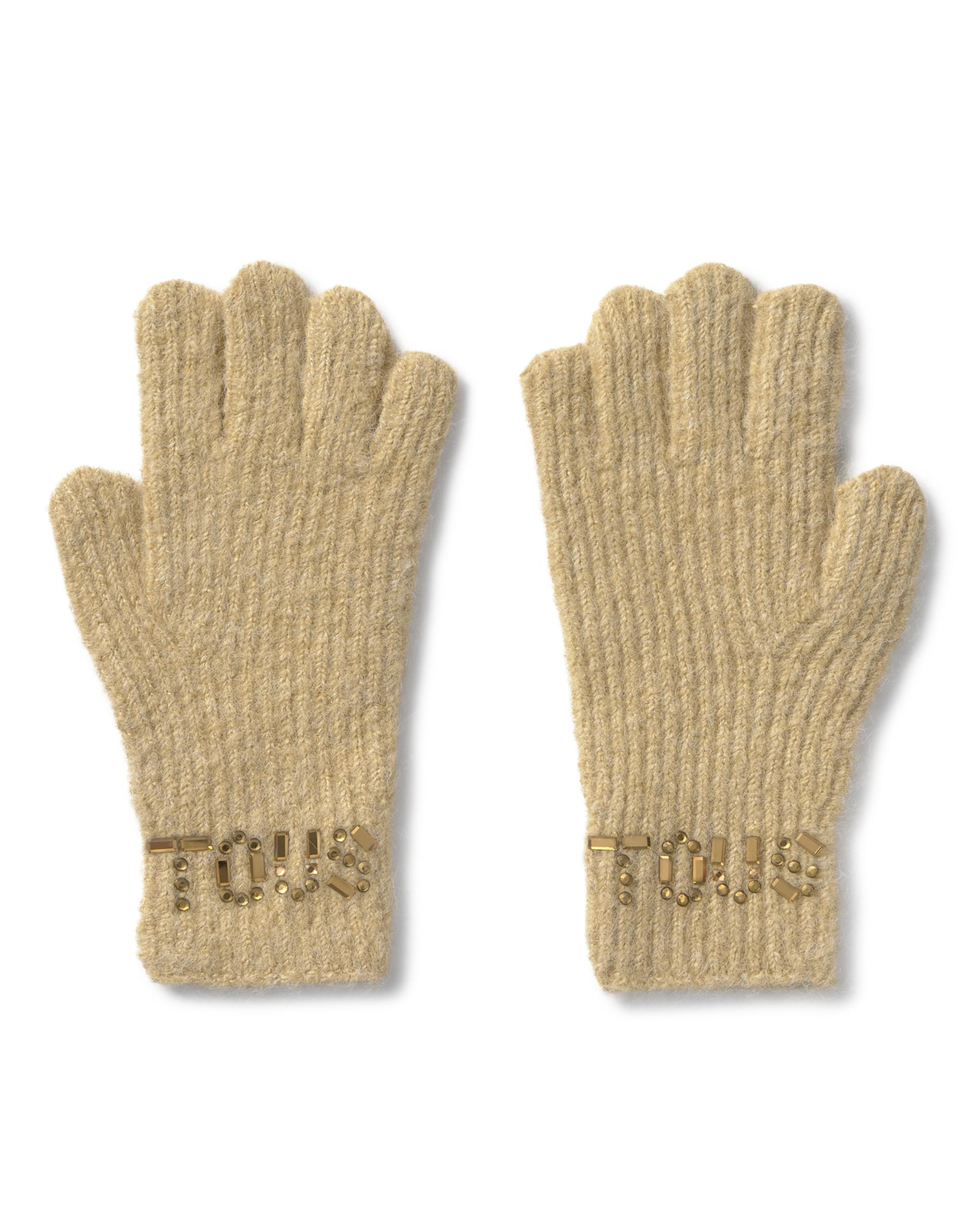 Guantes de mujer Crystal de punto con logo Arena Tous · El Corte Inglés
