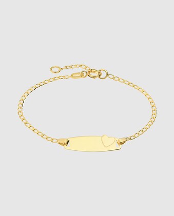 Pulsera de niña FG00068/14 Basics de oro 9K acabado brillo · Time Road ...