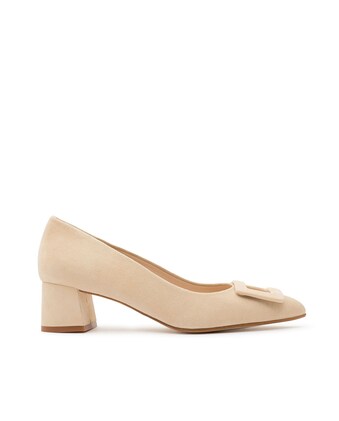 Zapatos de salón de mujer de piel con tacón medio · Paco Gil · El Corte ...