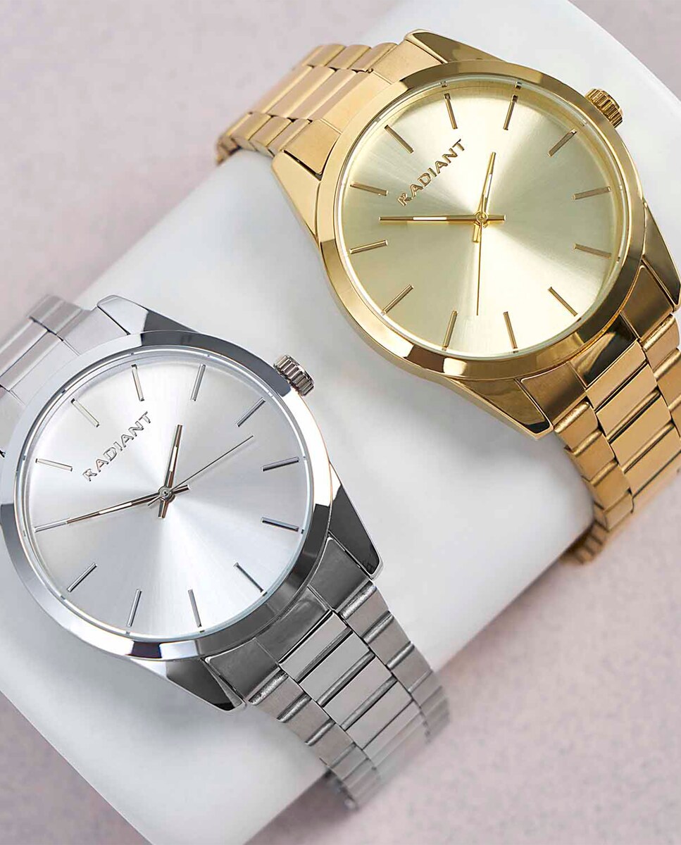 Reloj de hombre Basics 42 RA605201 de acero y correa plateada/gris ...