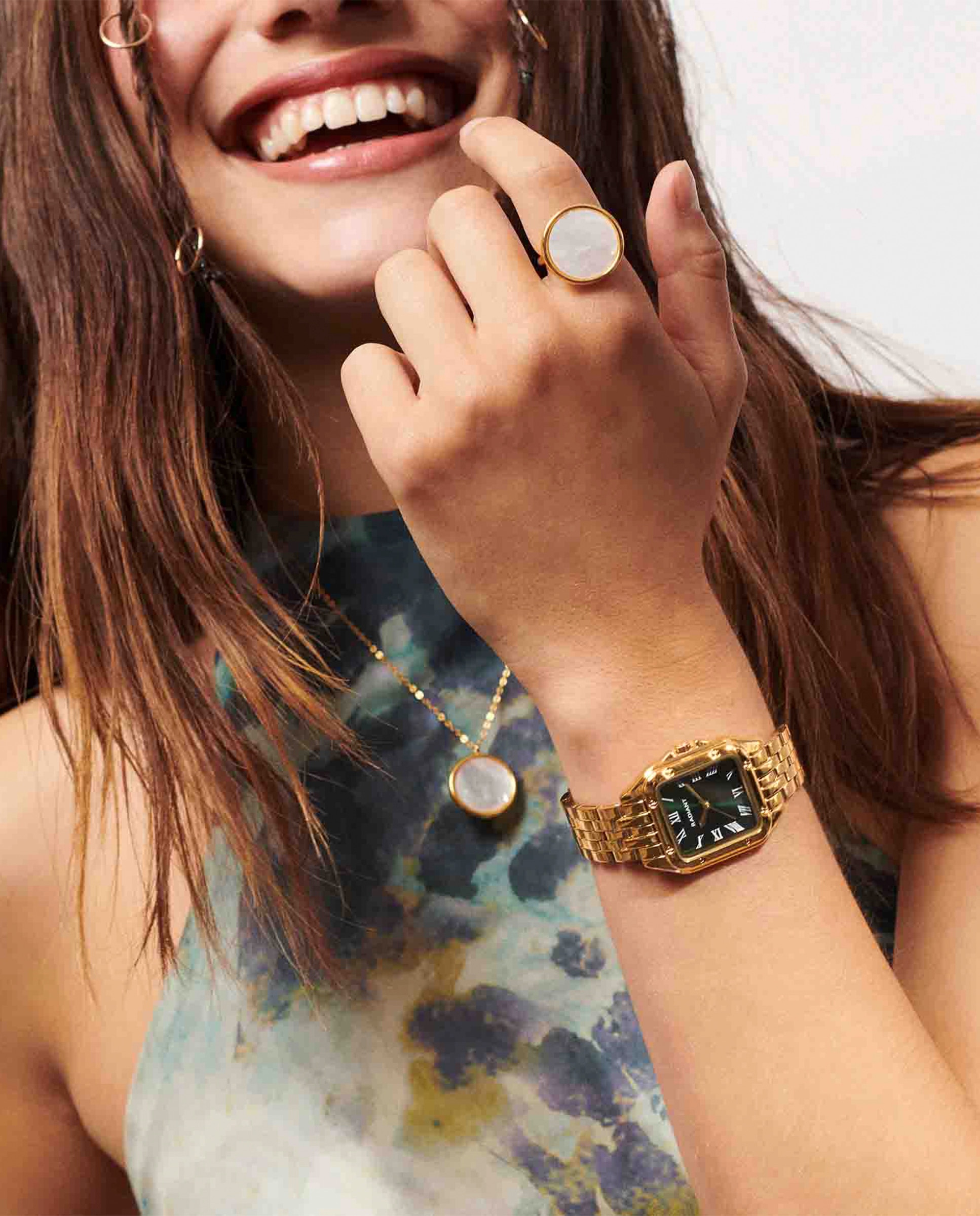 Reloj de mujer bahamas ra618205 de acero y correa dorada Oro Radiant ...