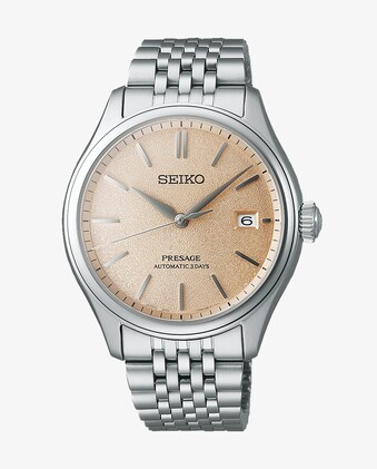 Reloj de hombre Presage SPB467J1 automático de acero y correa plateada ...