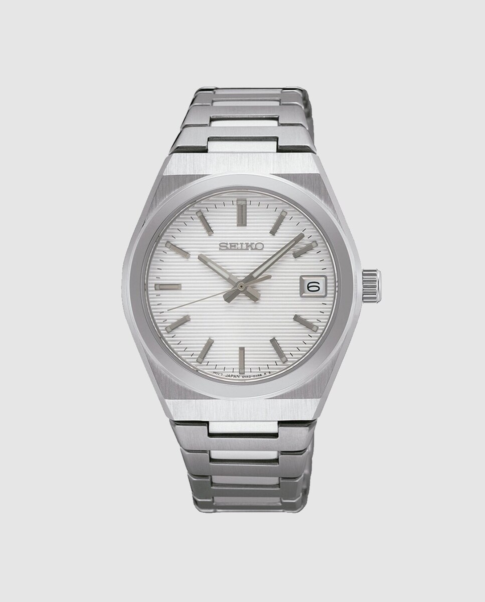 Reloj de hombre Neo classic SUR573P1 de acero y correa plateada · Seiko ...