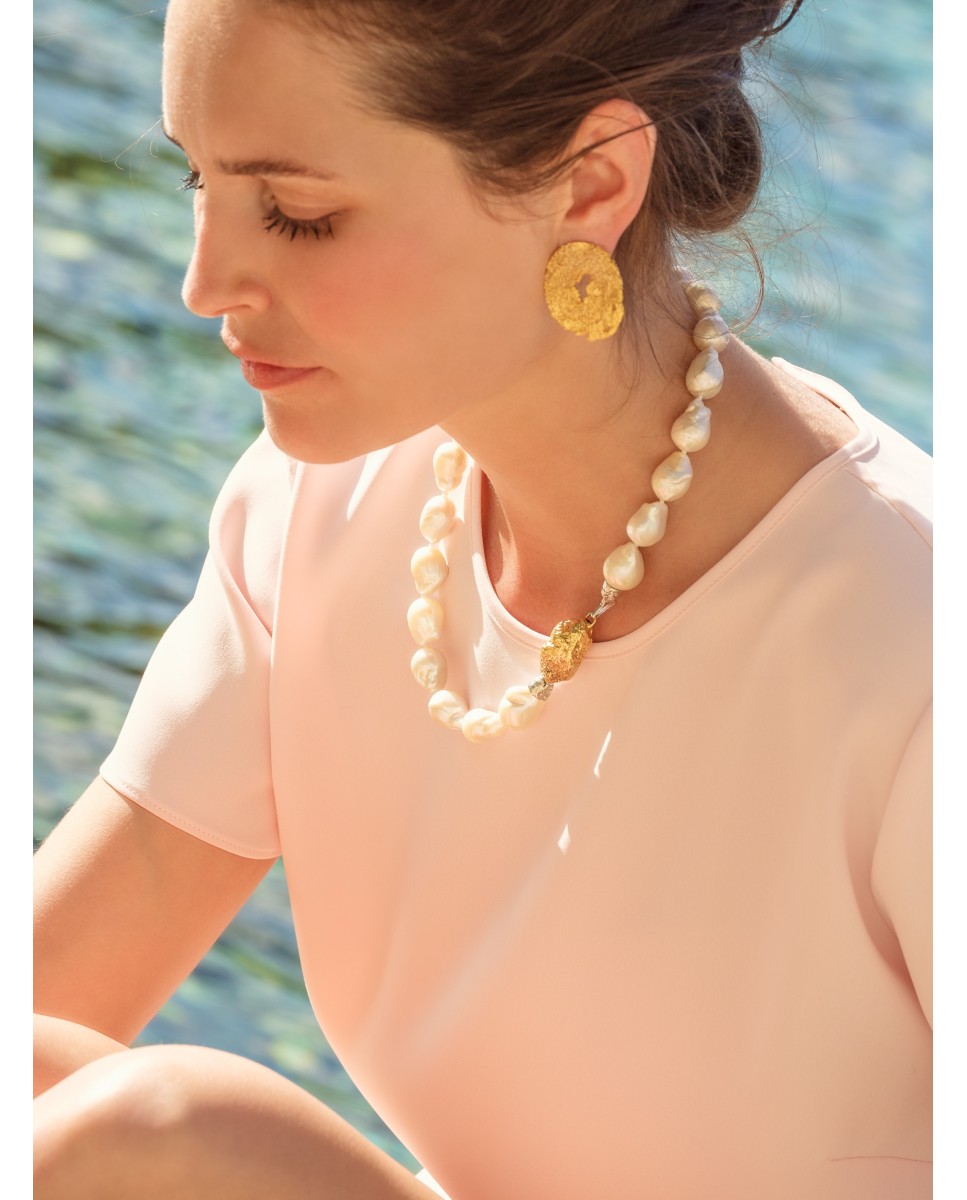 Collar colección Perlas Barrocas de oro Oro Isabel Guarch · El Corte Inglés