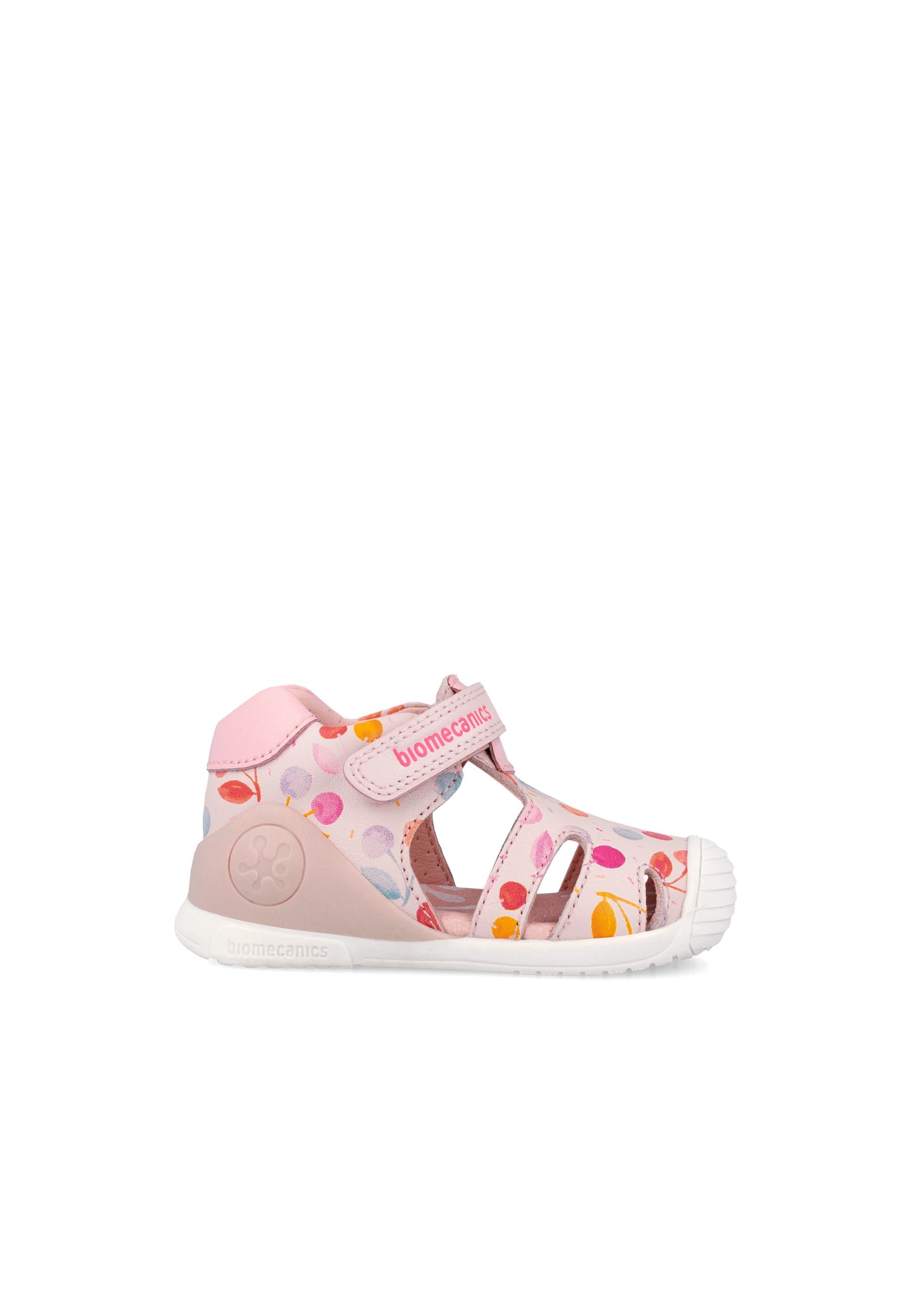 Sandalias de bebés de piel con detalles a contraste y cierre adherente ...