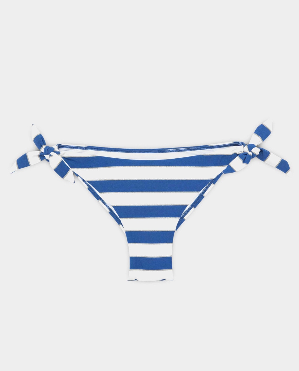 Braguita bikini brasileña ajustable en laterales Azul Gisela · El Corte ...