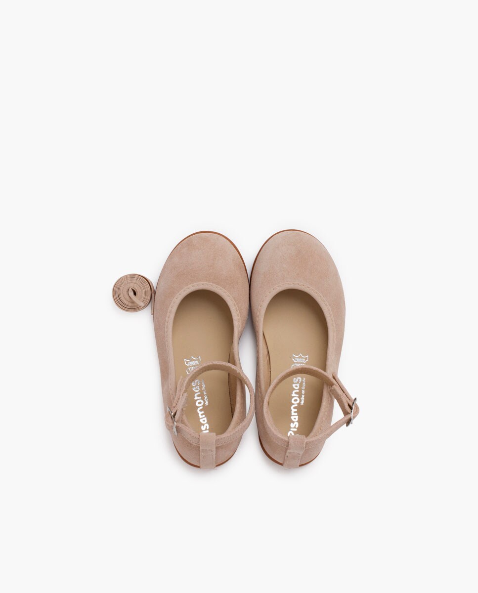 Bailarinas de niña elásticas con lazo y pulsera · Pisamonas · El Corte ...