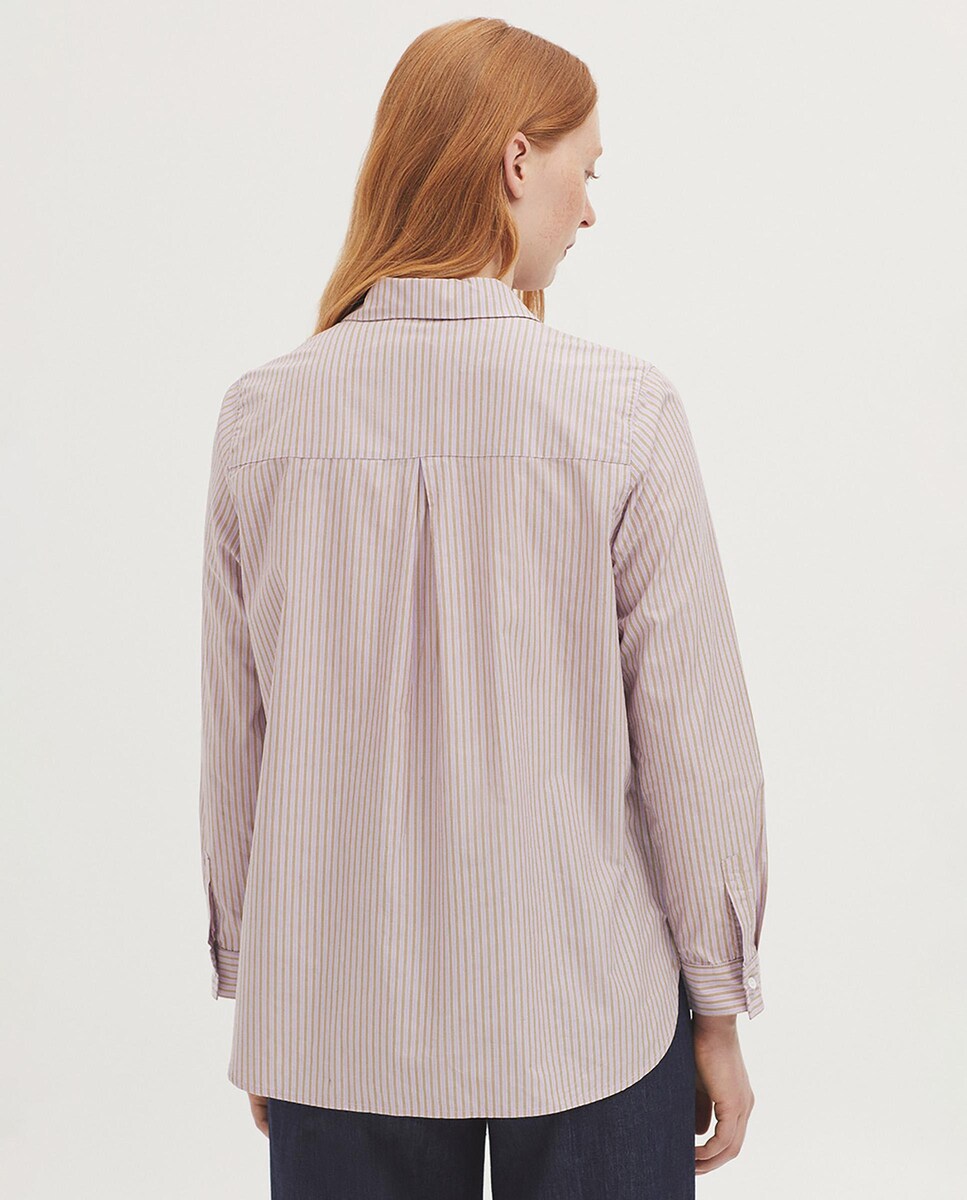 Camisa de mujer 100% algodón de rayas · Nice Things · El Corte Inglés