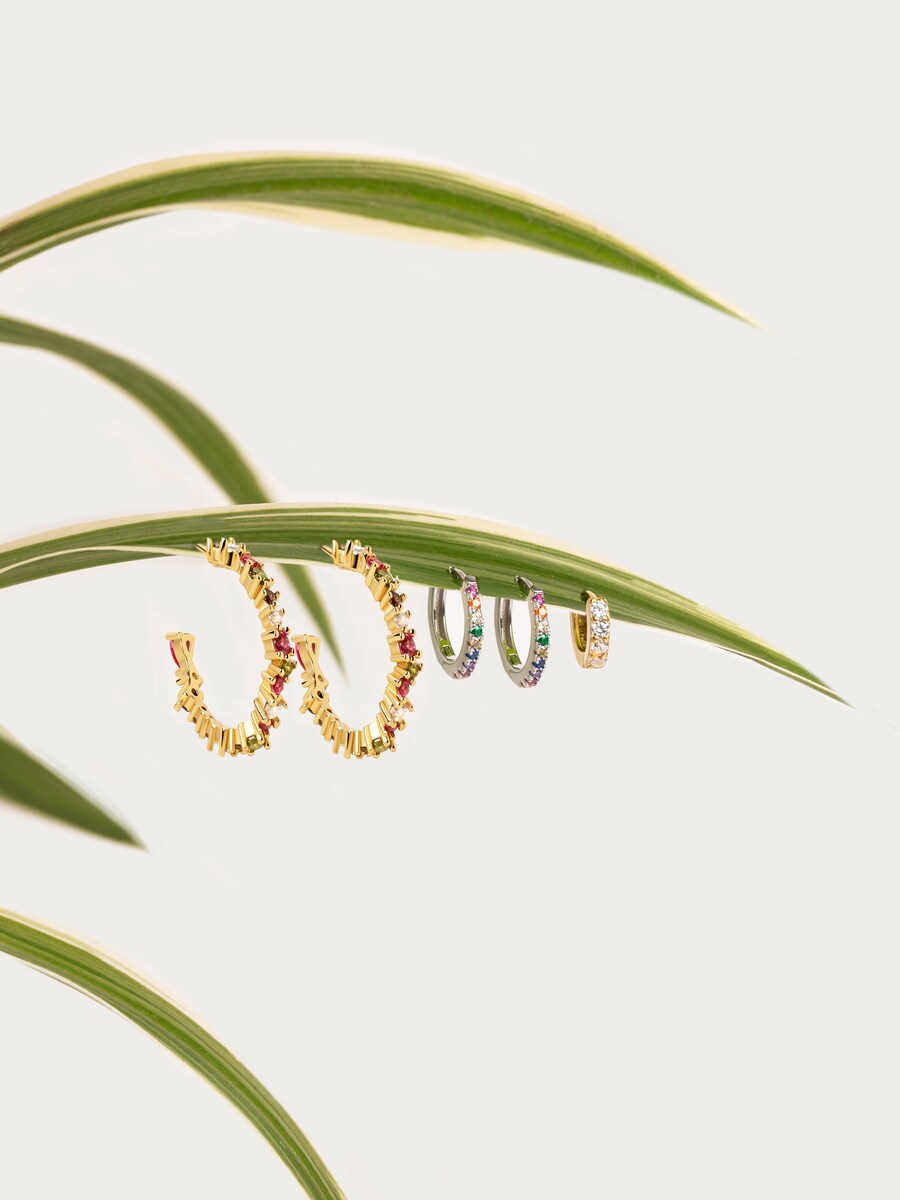 Piercing Aro Cleo S de plata bañado en oro · Singularu · El Corte Inglés