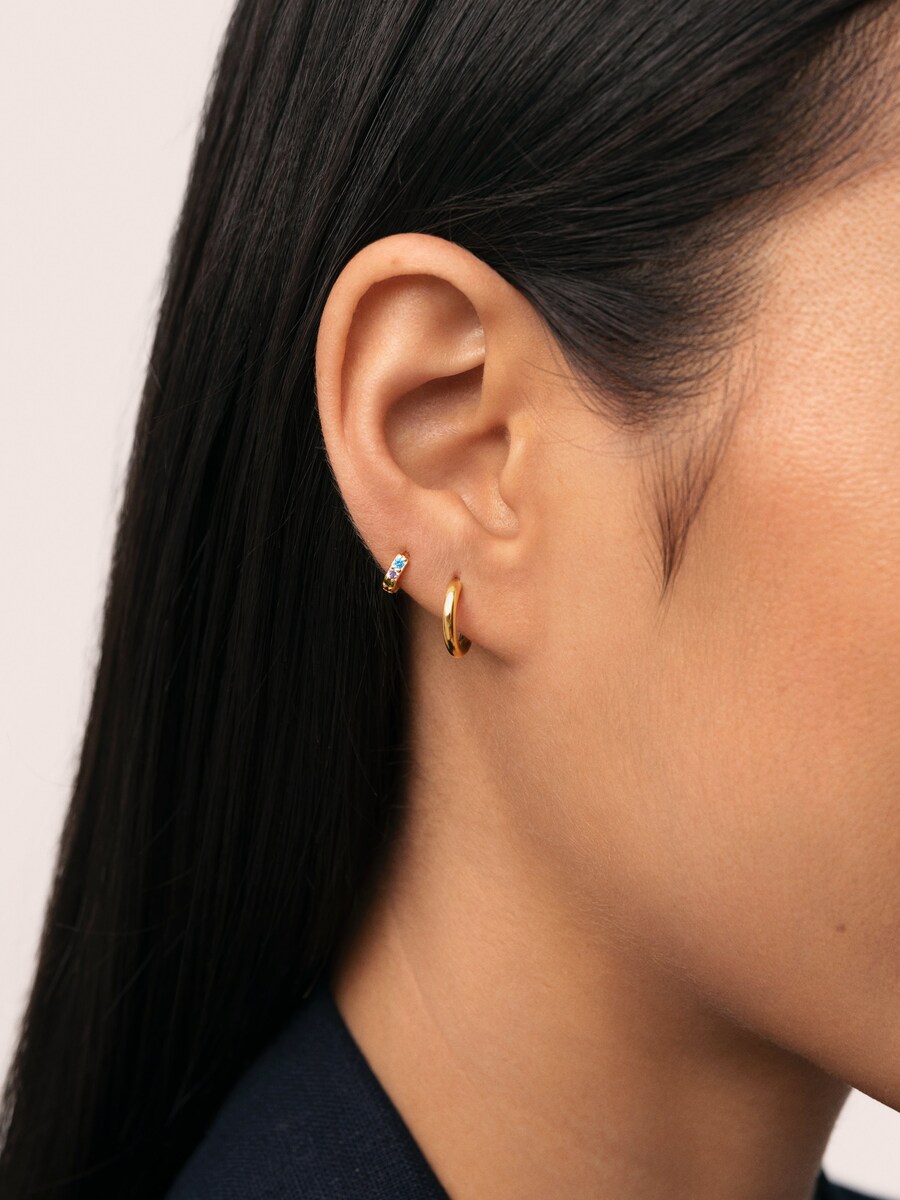 Piercing aro Cleo S Colors de plata bañado en oro · Singularu · El ...