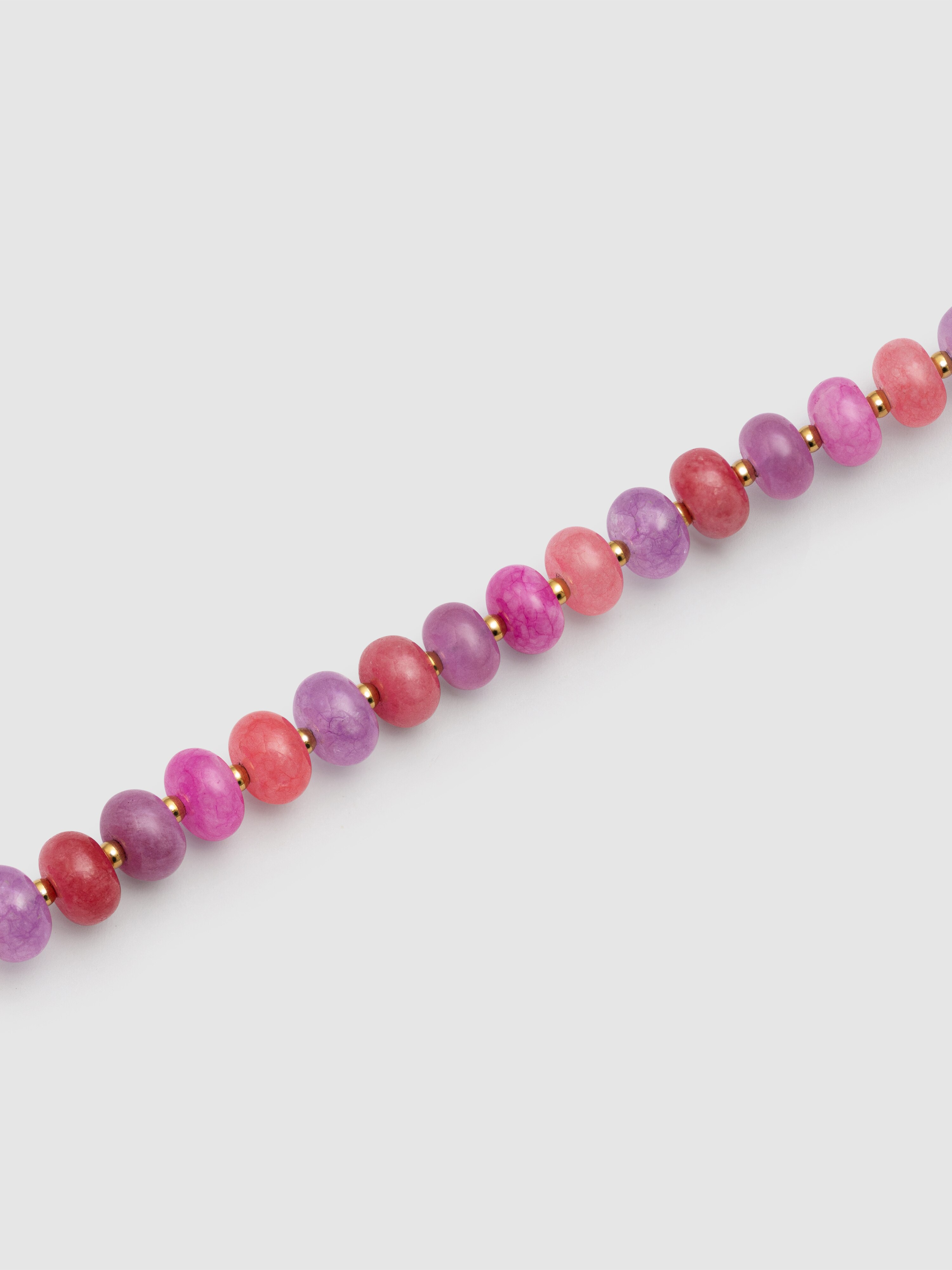 Collar rosé stones de acero bañado en oro Rosa Singularu · El Corte Inglés