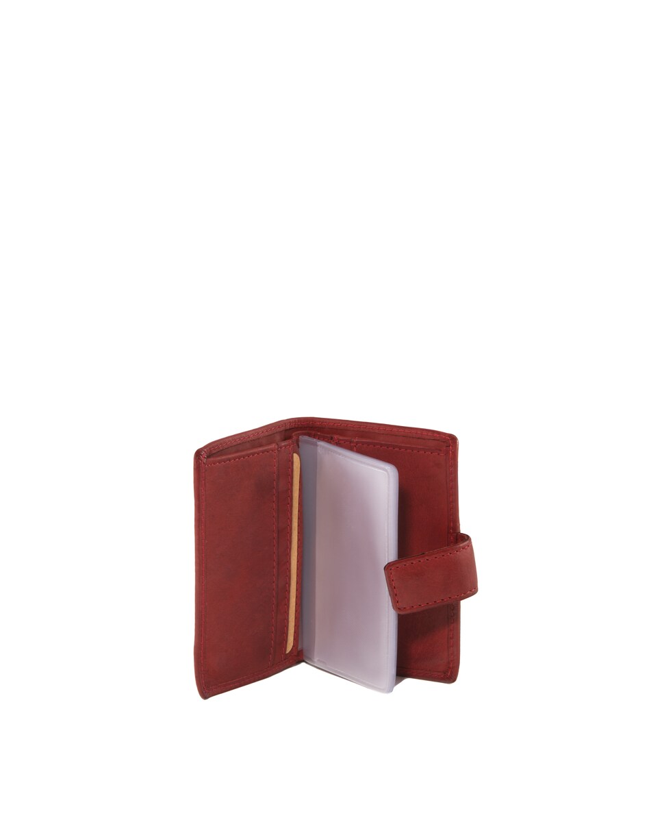 Tarjetero de hombre en piel color rojo · Stamp · El Corte Inglés