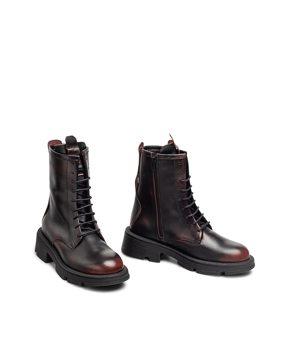 Botines planos de mujer de piel · Yokono · El Corte Inglés