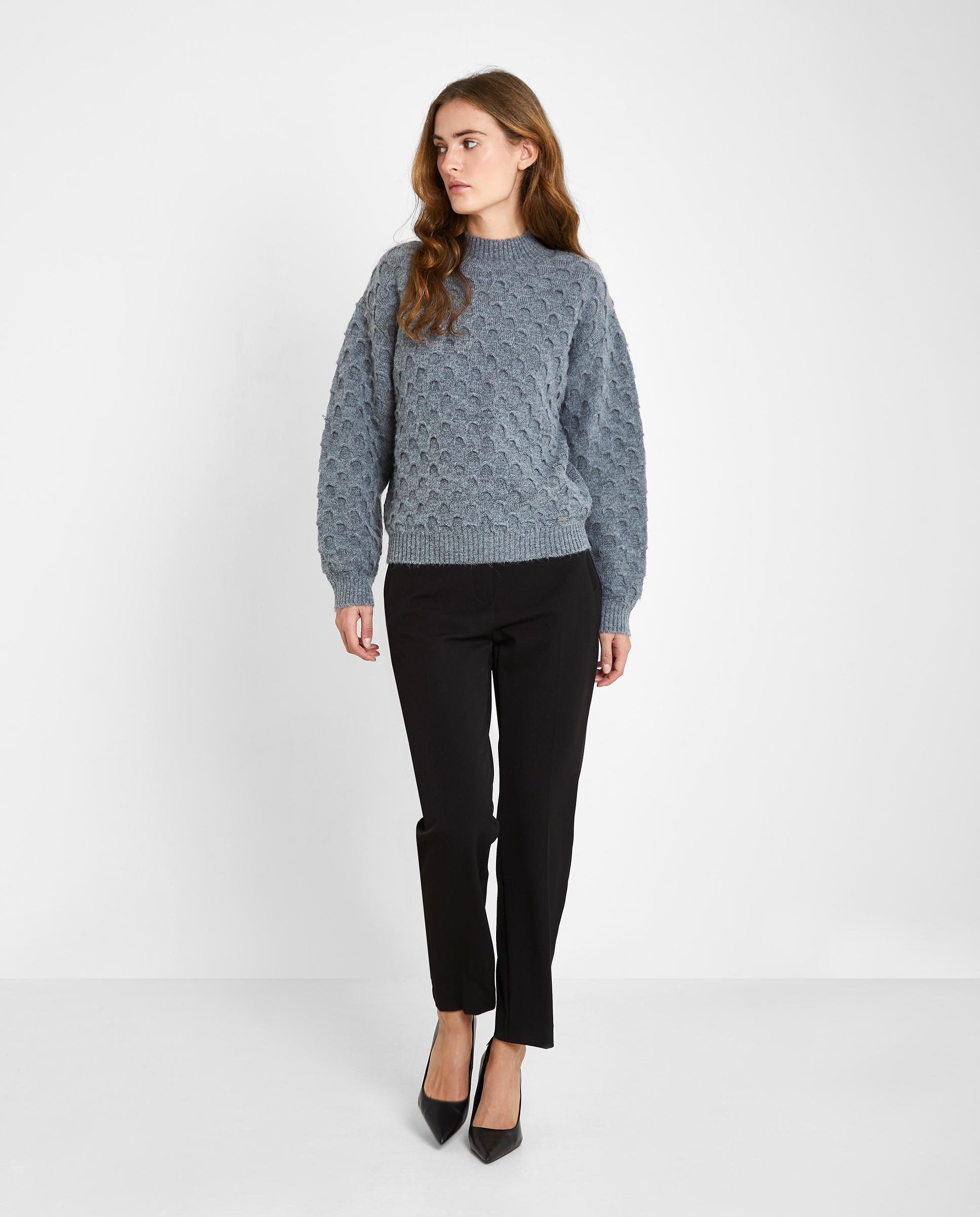 Pantalón recto de mujer con falsos bolsillos laterales · Trucco · El ...