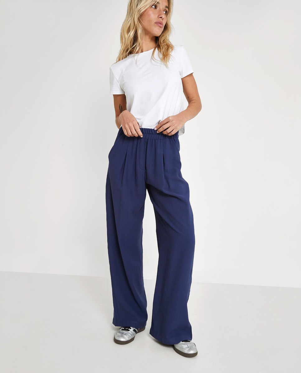 Pantalón anchos de mujer con cintura elástica · Naëlle · El Corte Inglés