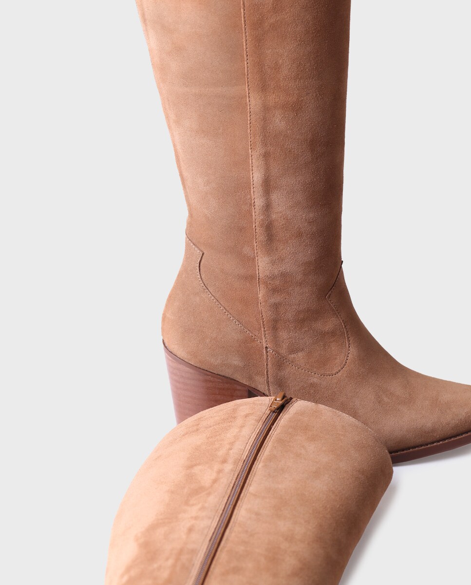 Botas de mujer de serraje con cremallera · Toni Pons · El Corte Inglés