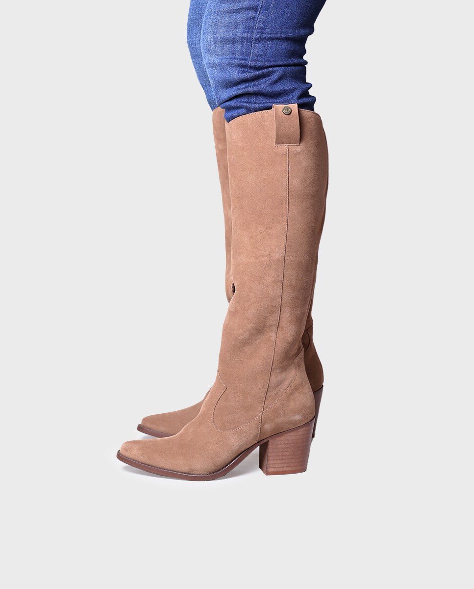 Botas de mujer de serraje con cremallera · Toni Pons · El Corte Inglés
