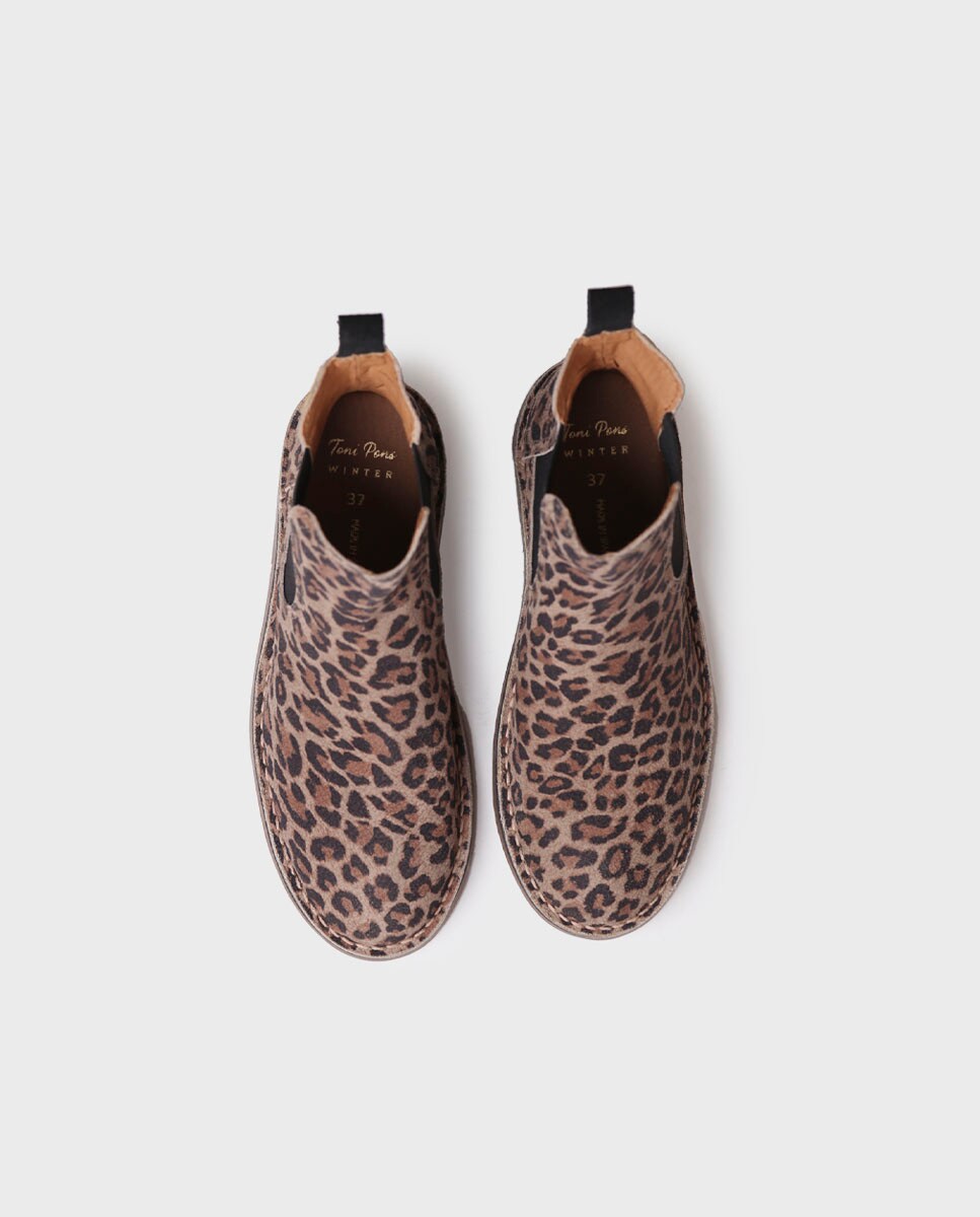 Botines de mujer de piel con elásticos laterales · Toni Pons · El Corte ...
