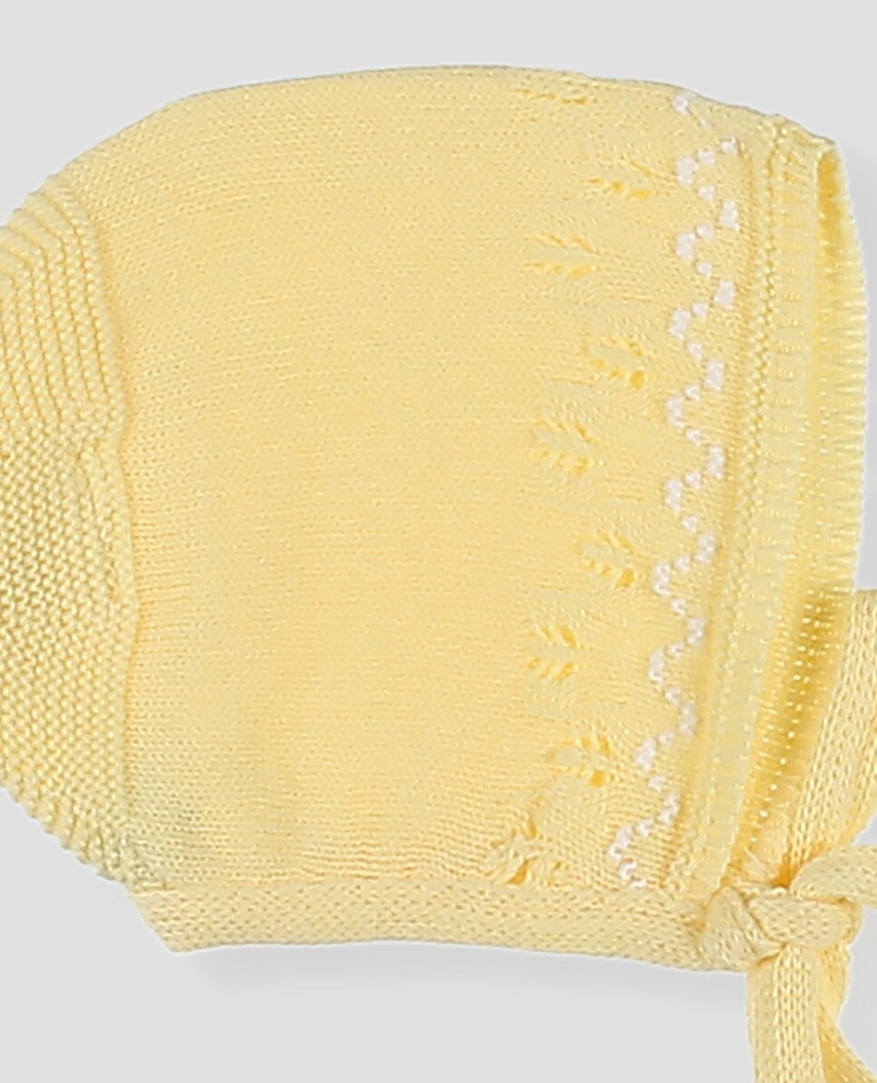 Capota bebé niña de punto en algodón · Foque · El Corte Inglés