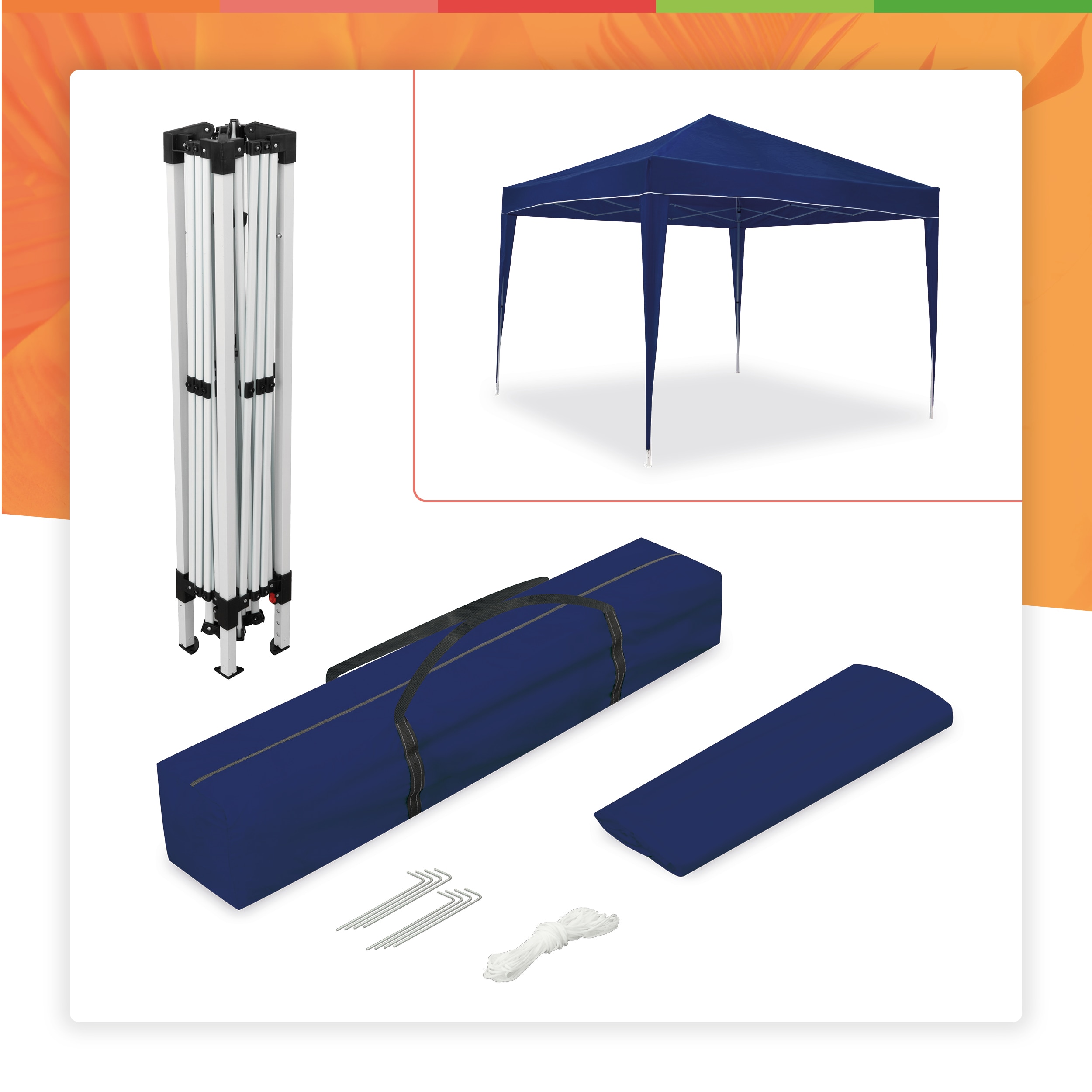 Carpa plegable Classic Wasabi Olsson Azul · El Corte Inglés