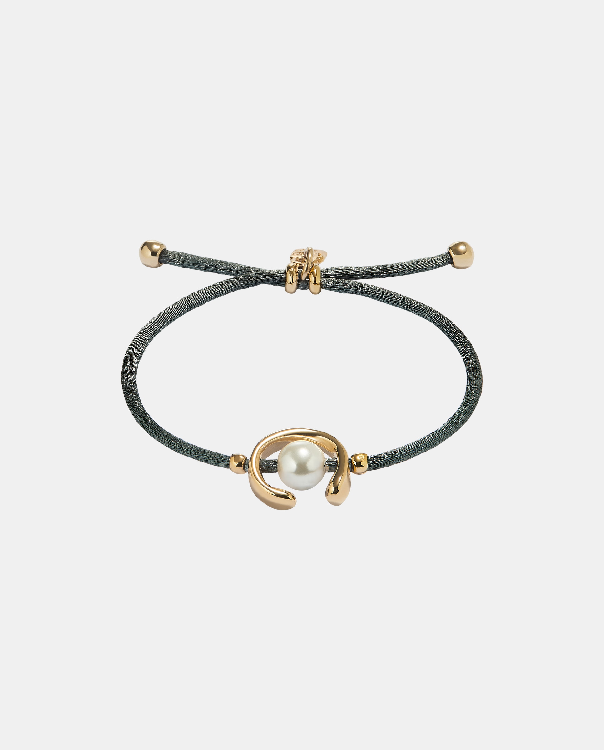 Pulsera de hilo con perla shell fornitura bañada en oro 18k Oro UNO de ...